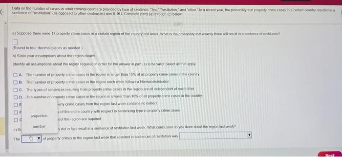 Solved 6. No assunptions about the regon an requed(Round to | Chegg.com
