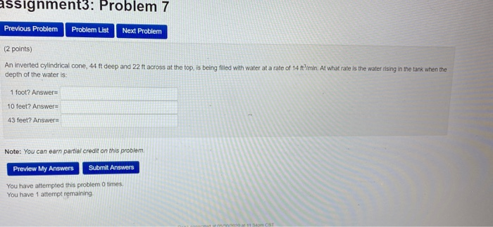 Solved Problem List Assignment3 Problem 7 Previous Problem 7487