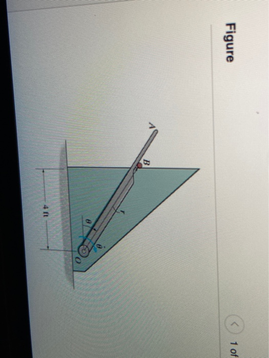 Solved So Part A It Arm Oa Rotates With A Constant Clockwise 9219