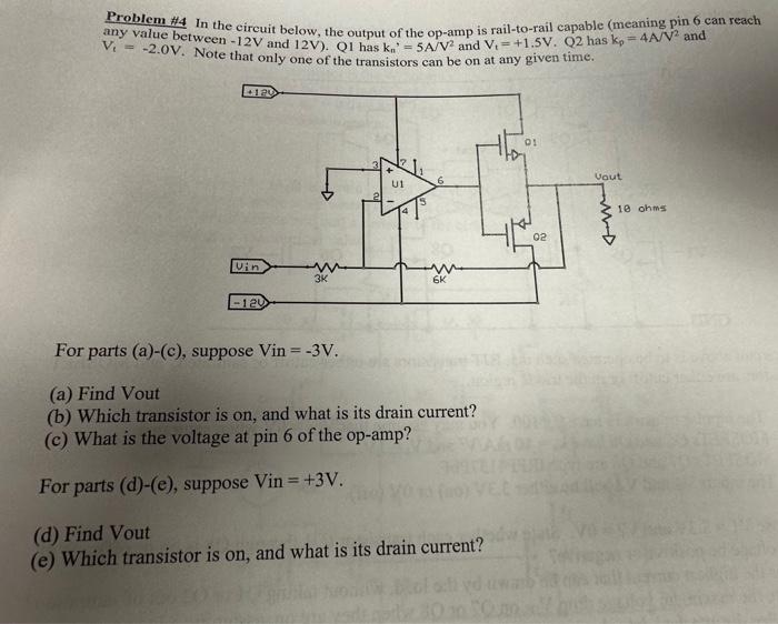 Solved Problem #44 In the circuit below, the output of the | Chegg.com