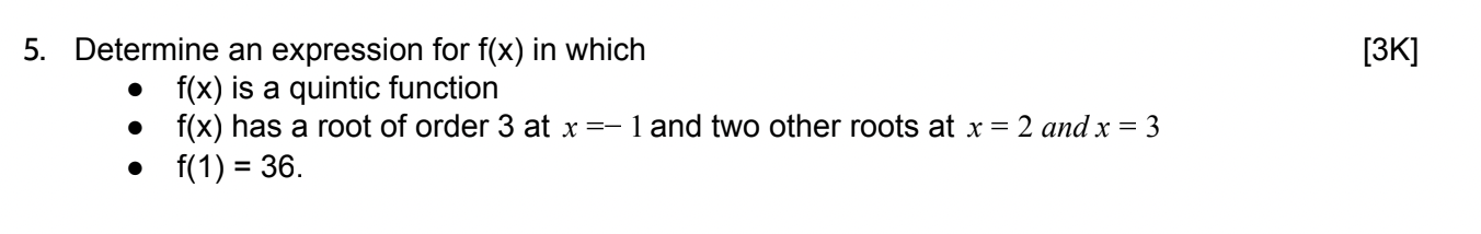Solved Determine an expression for f(x) ﻿in whichf(x) ﻿is a | Chegg.com