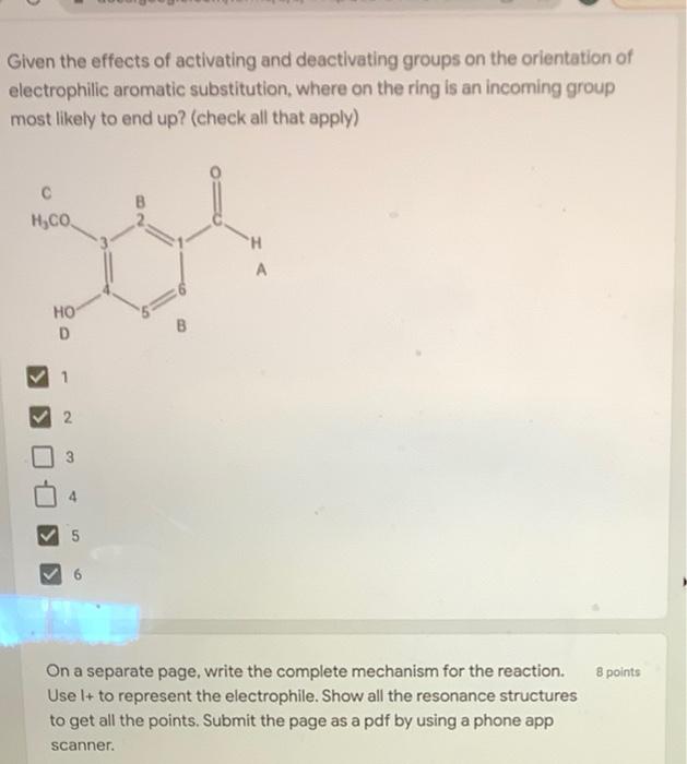 Solved Given the effects of activating and deactivating | Chegg.com