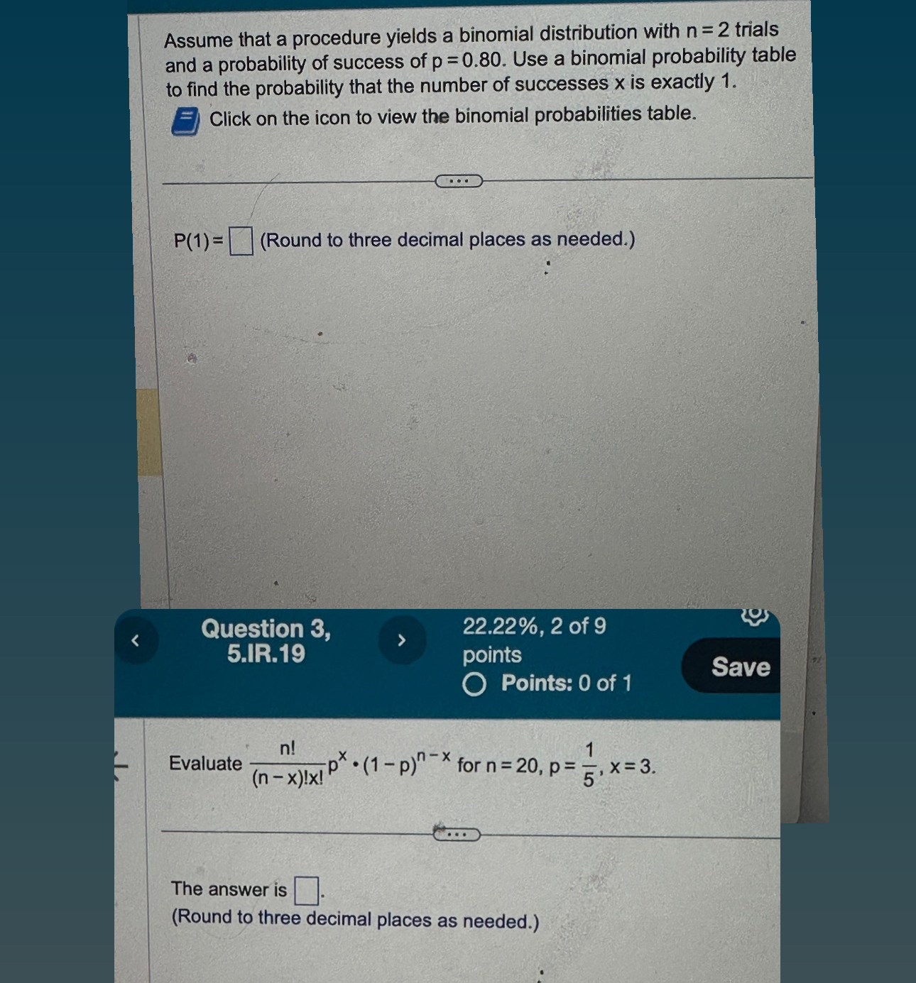 Solved Assume that a procedure yields a binomial | Chegg.com