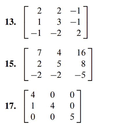 Solved Diagonalize the matrices in Exercises 7–20, ﻿if | Chegg.com