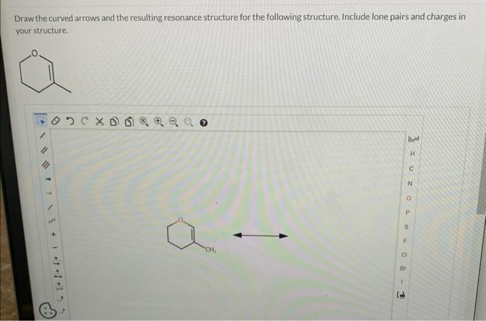 Solved Draw the curved arrows and the resulting resonance | Chegg.com