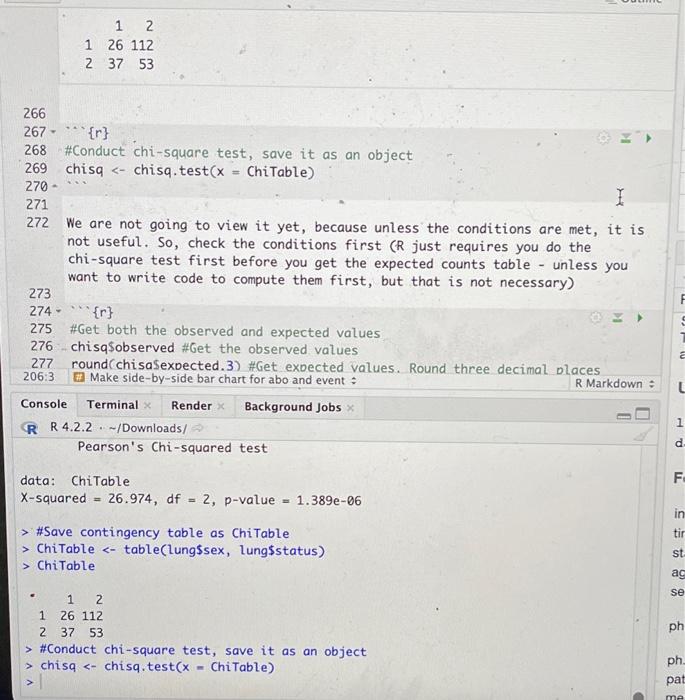 Solved 271 272 We are not going to view it yet, because | Chegg.com