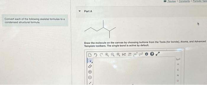 Solved Convert each of the following skeletal formulas to a | Chegg.com