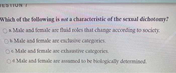 Solved JESTION Which of the following is not a | Chegg.com