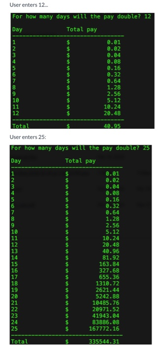 Solved Write a Java program that calculates how much a | Chegg.com
