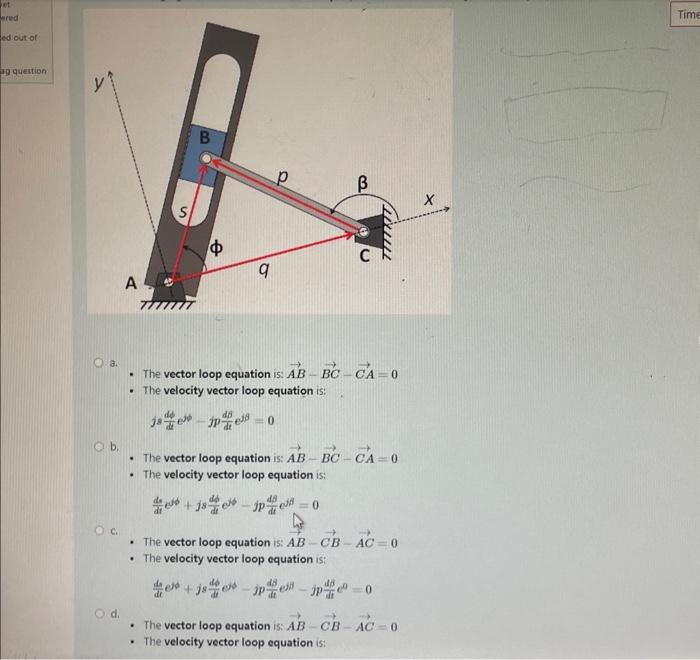 a. - The vector loop equation is: AB−BC−CA=0 - The | Chegg.com