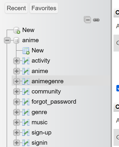 Solved On my PHPADMIN please Database Creation Script | Chegg.com