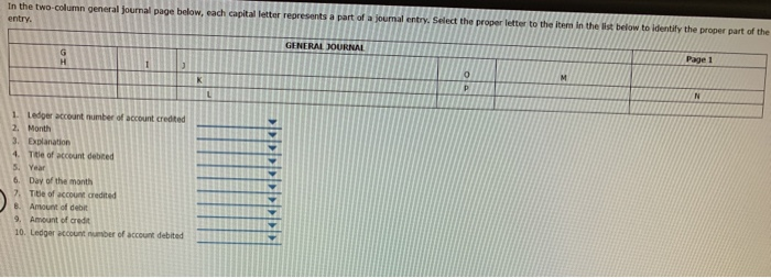 Solved In the two-column general journal page below, each | Chegg.com