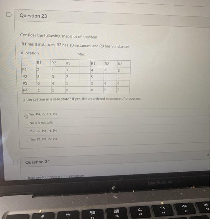 Solved Question 19 Protocols to prevent hold-and-wait | Chegg.com