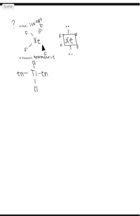 Solved Can't figure out if these VSEPR structures are | Chegg.com
