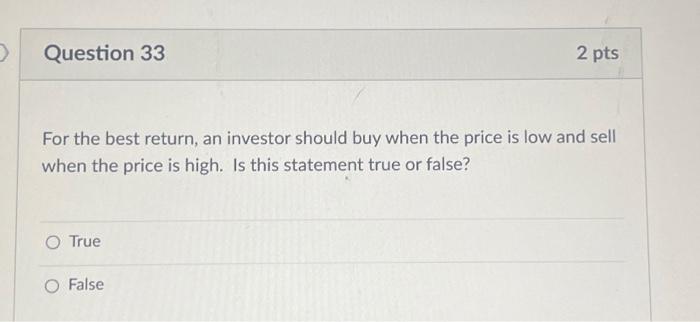 Solved In order for investors to be enticed into investing | Chegg.com