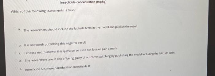Solved An experiment is run to determine whether a decline | Chegg.com