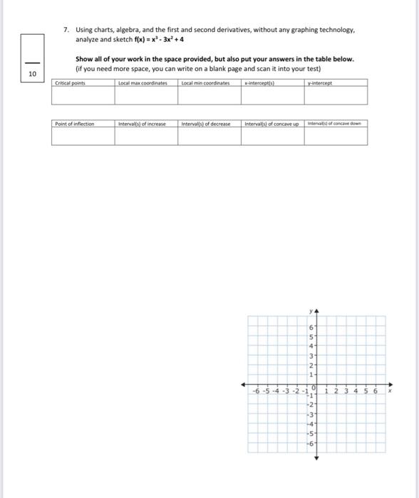 Solved 10 7. Using charts, algebra, and the first and second | Chegg.com
