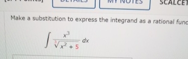 Solved Make a substitution to express the integrand as a | Chegg.com