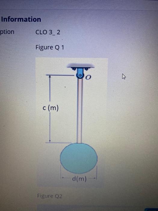 Solved uestion 3 10 points The pendulum consists of a 5.6 kg | Chegg.com Solved uestion 3 10 points The pendulum consists of a 5.6 kg | Chegg.com