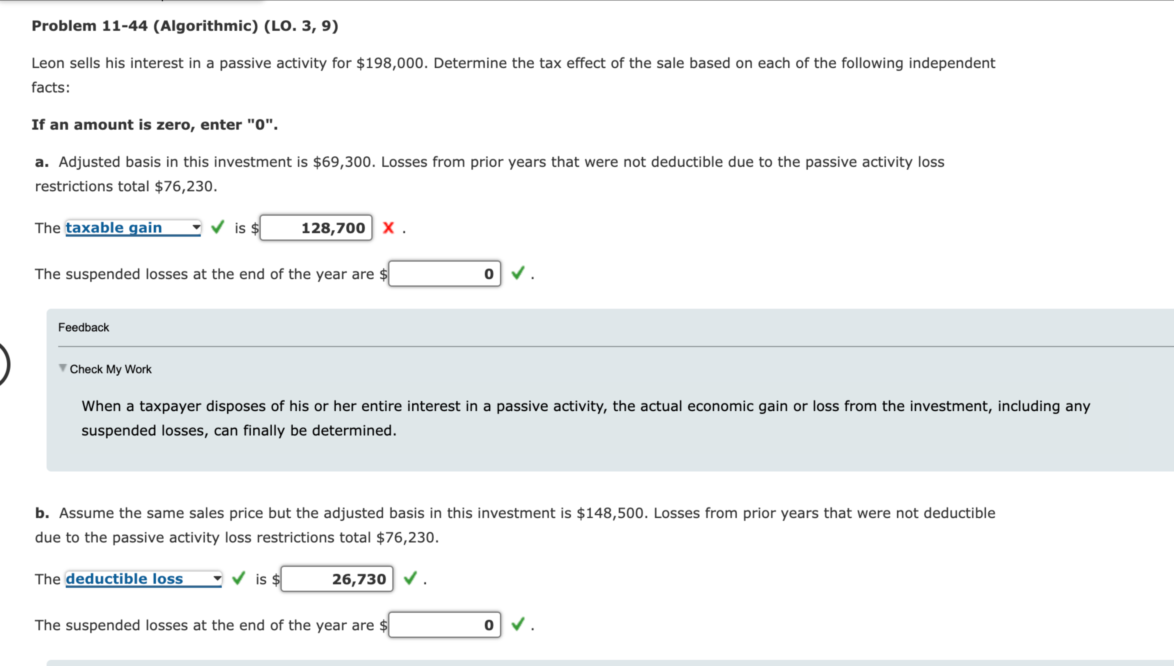 Solved b. ﻿Assume the same sales price but the adjusted | Chegg.com