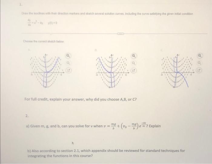 Solved Draw the isoclines with their direction markers and | Chegg.com