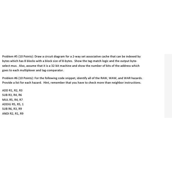 Solved Problem 5 10 ﻿points Draw A Circuit Diagram For A 