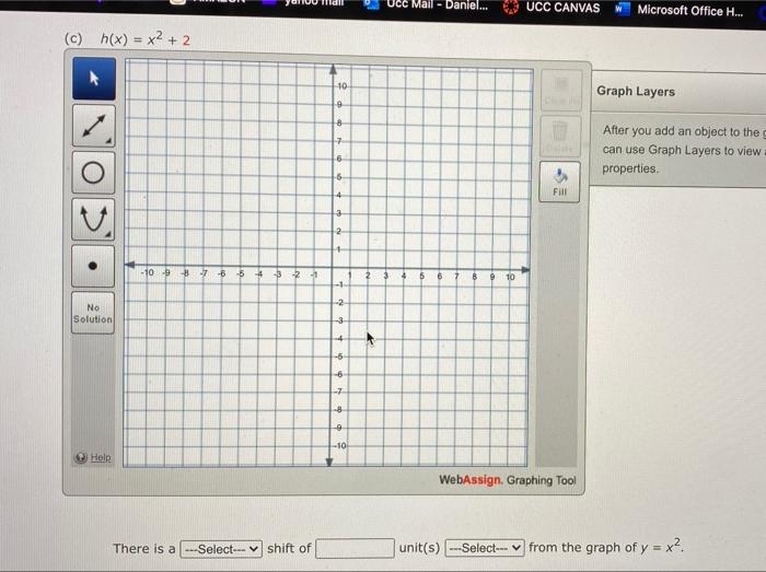 Solved Daniel... UCC CANVAS Microsoft Offi Sketch the graph | Chegg.com