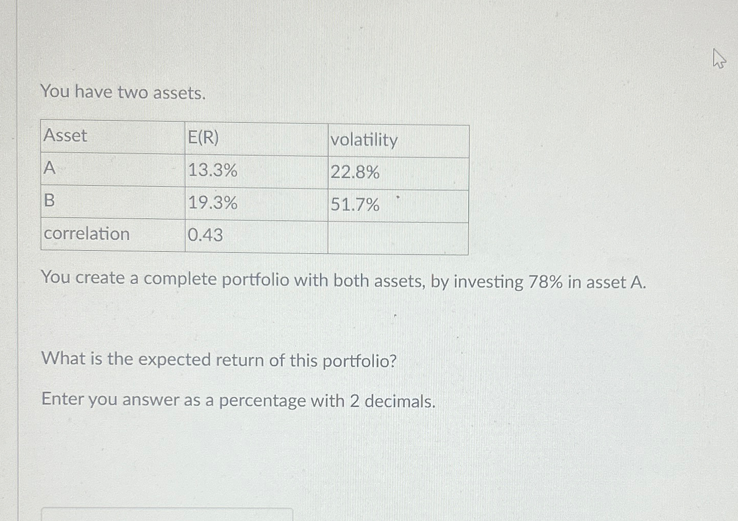 Solved You have two | Chegg.com