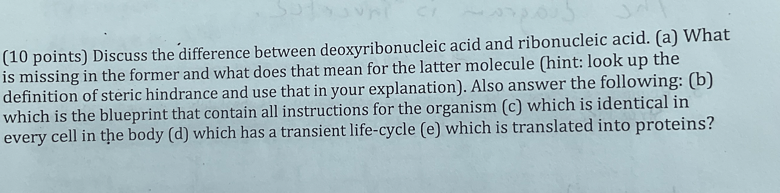Solved (10 ﻿points) ﻿Discuss the difference between | Chegg.com