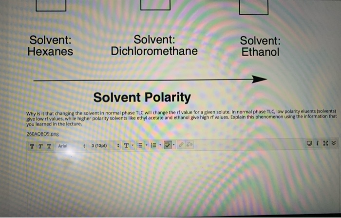 Solved Solvent front Baseline Solvent front Baseline FE - | Chegg.com
