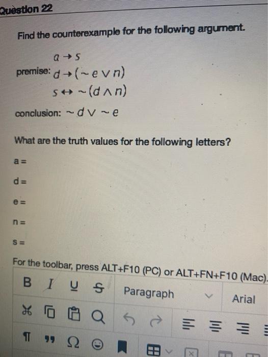 Solved Question 21 Find the counterexample for the given | Chegg.com
