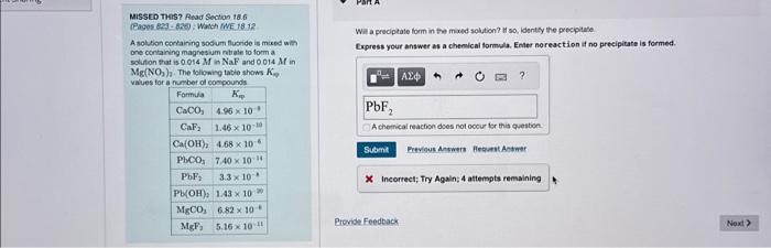 Solved Missed Thes? Read Section 18.6 A solvon cortaing | Chegg.com