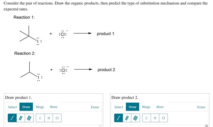 Solved Consider the pair of reactions. Draw the organic | Chegg.com