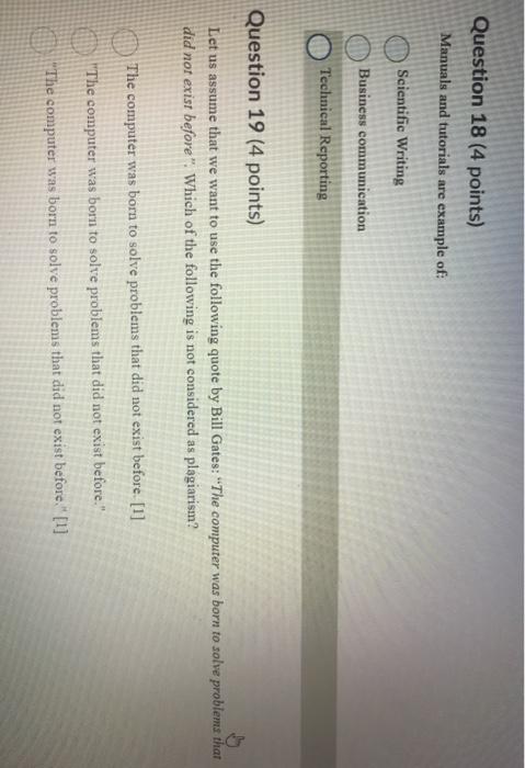 Solved An example of falsification is: A research article | Chegg.com