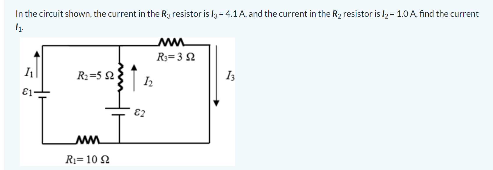 In the circuit shown, the current in the R3 ﻿resistor | Chegg.com