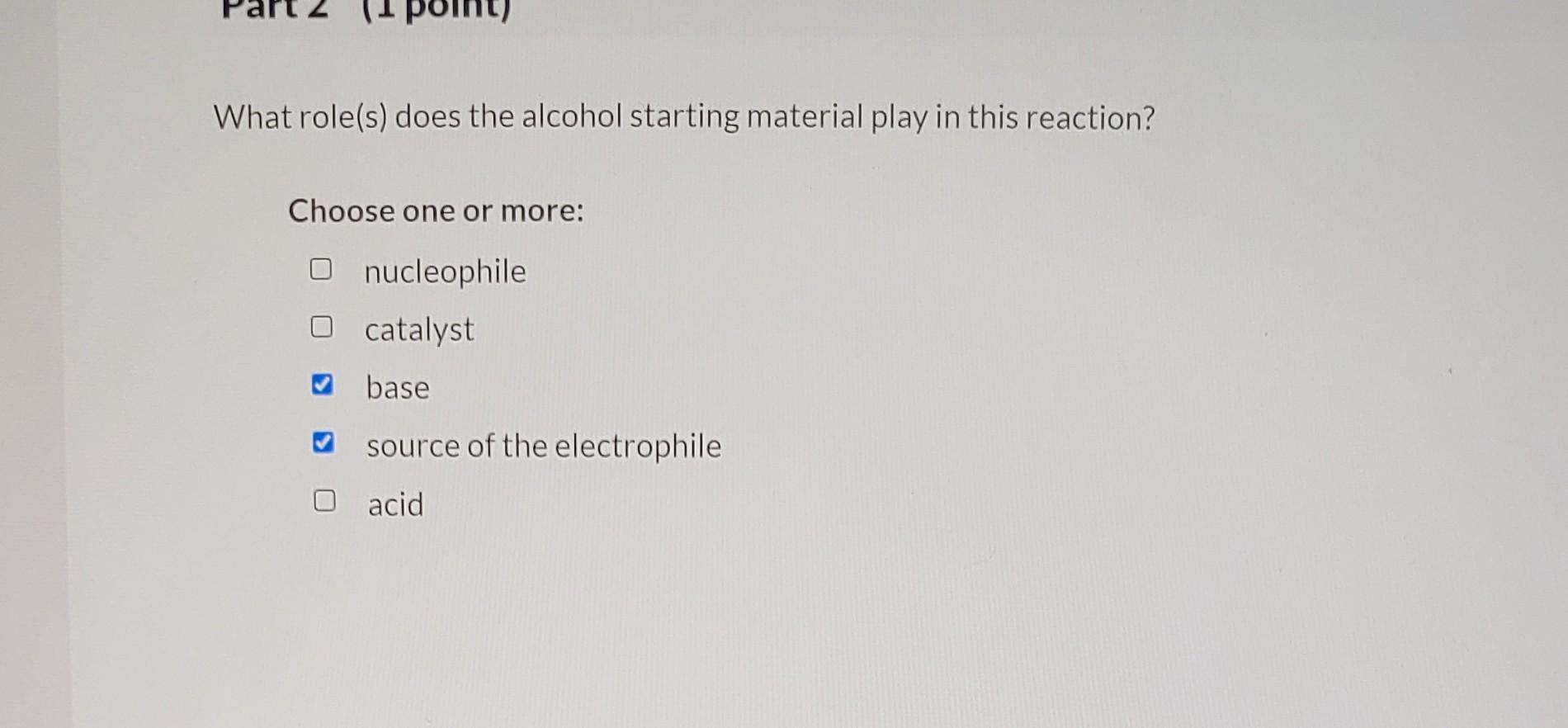 An ether can be synthesized from an alcohol under | Chegg.com