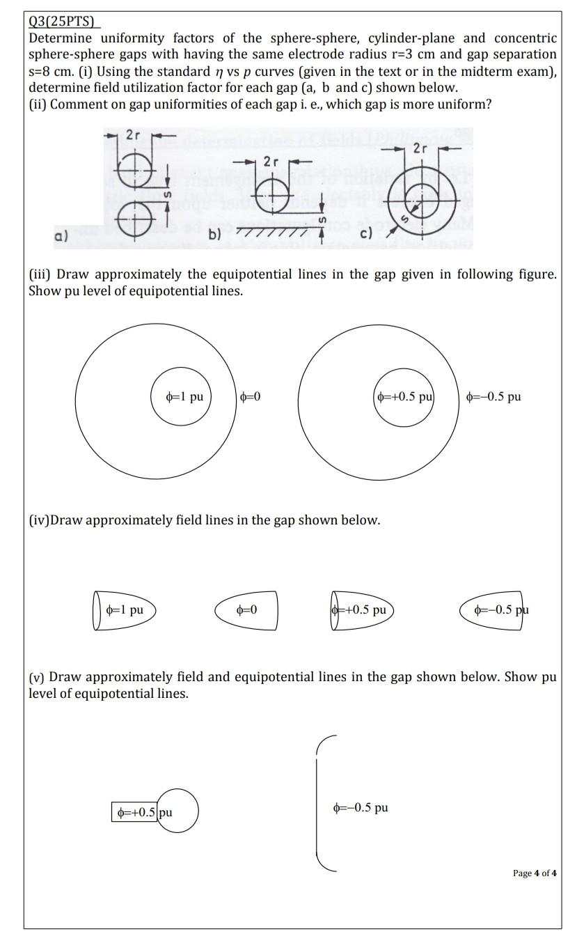 Q3(25PTS) Determine uniformity factors of the | Chegg.com