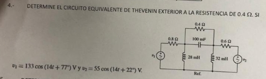 Solved DETERMINE EL CIRCUITO EQUIVALENTE DE THEVENIN | Chegg.com