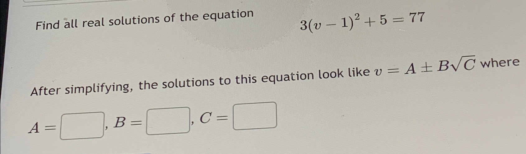 Solved Find all real solutions of the | Chegg.com