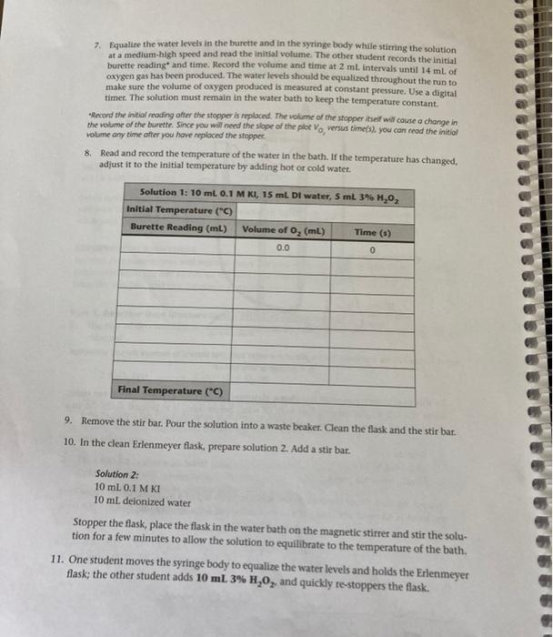 Solved find the initial concentration and rate law for H2O2 | Chegg.com