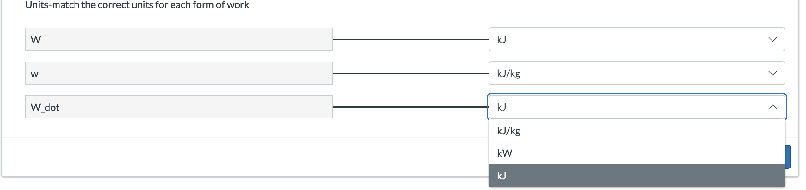 Solved Units-match the correct units for each form of work. | Chegg.com