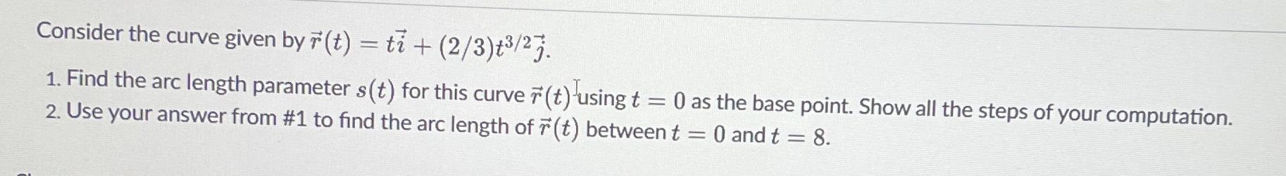 Solved by an EXPERT Consider the curve given by | Chegg.com