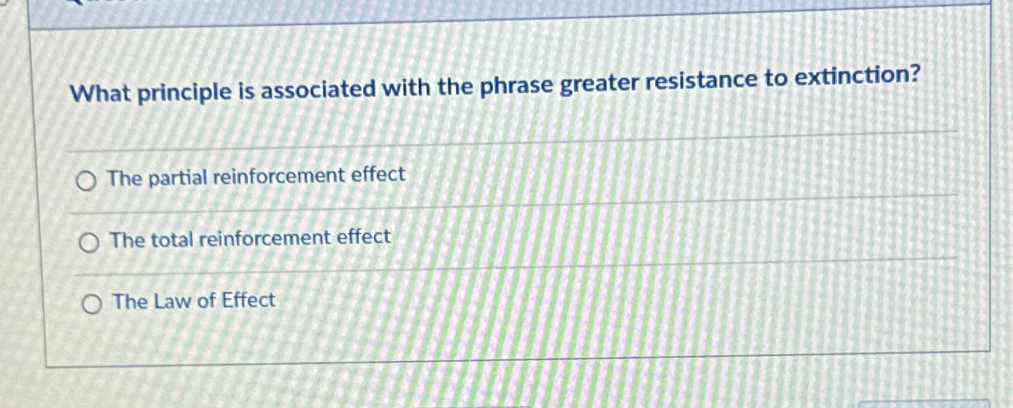 Solved What principle is associated with the phrase greater | Chegg.com