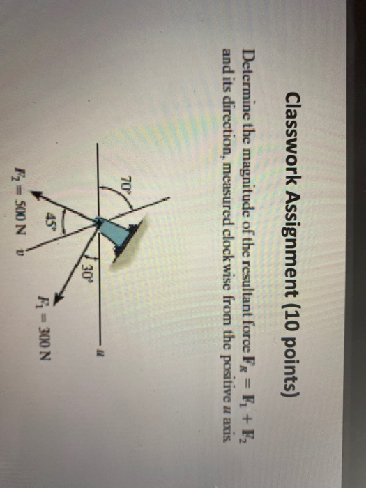 Solved Classwork Assignment (10 points) Determine the | Chegg.com