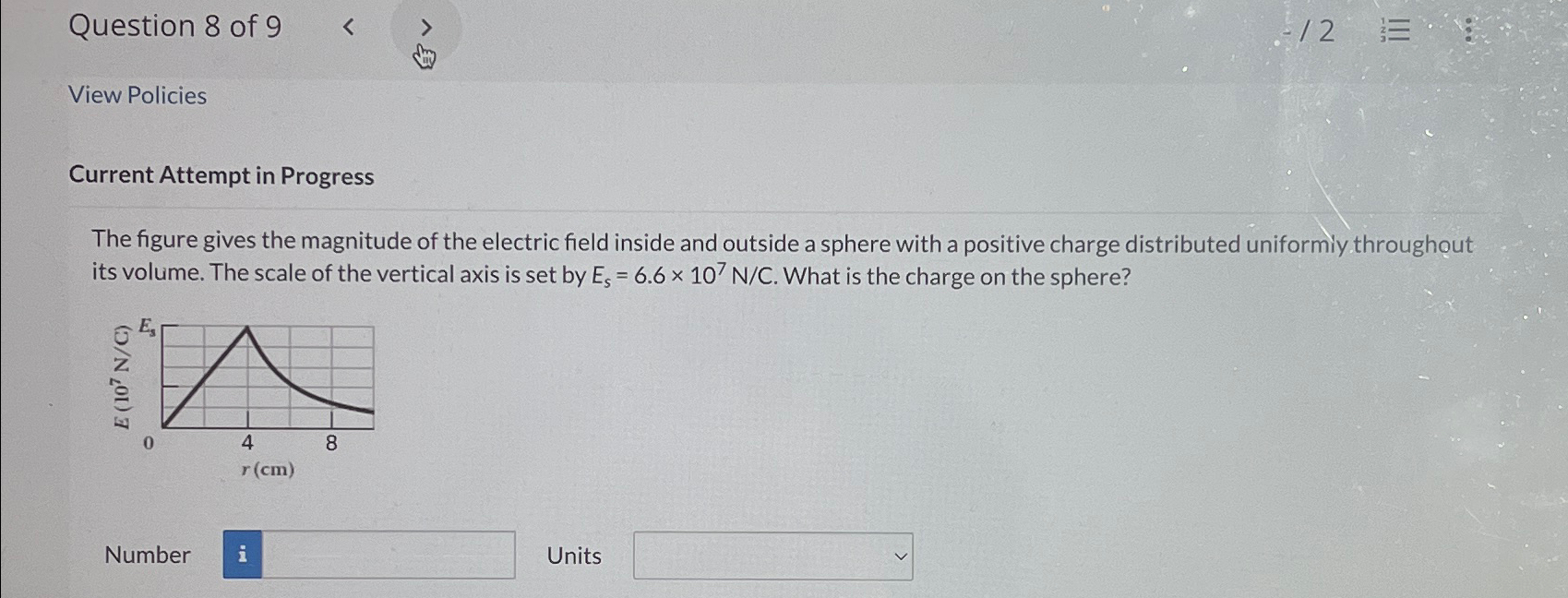 Solved Question 8 ﻿of 9View PoliciesCurrent Attempt in | Chegg.com