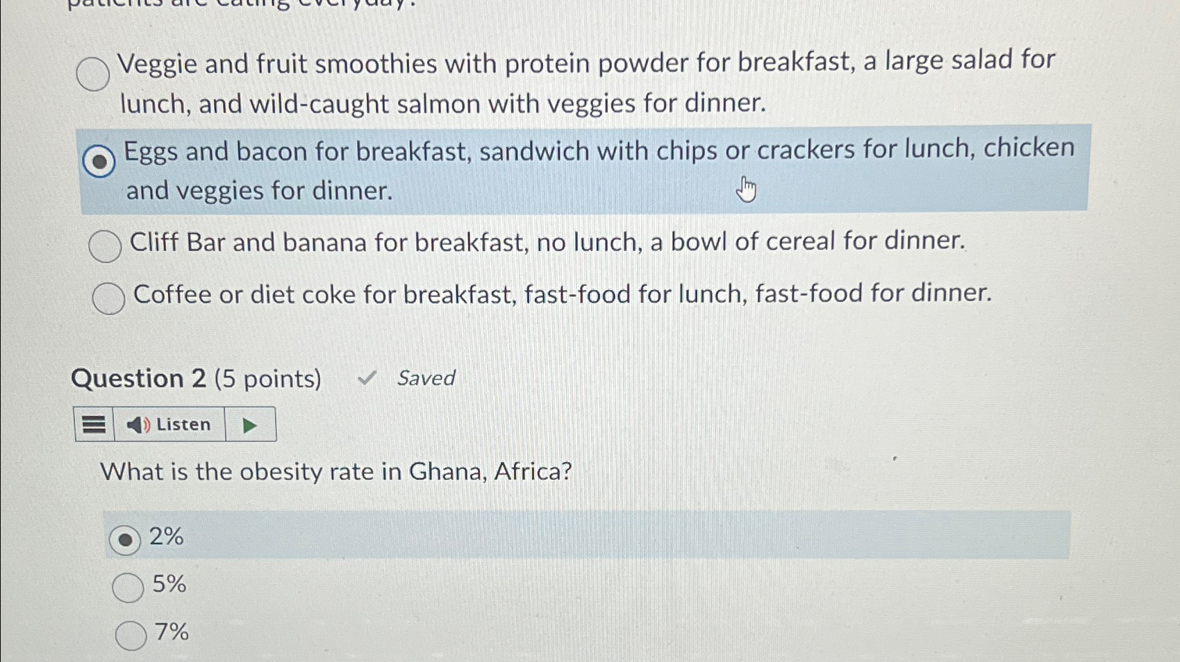 Solved Veggie and fruit smoothies with protein powder for | Chegg.com