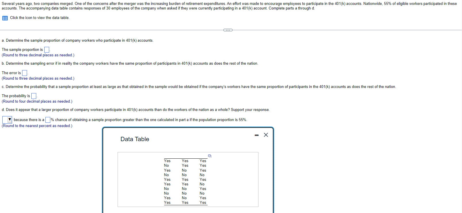 Solved accounts. The accompanying data table contains | Chegg.com