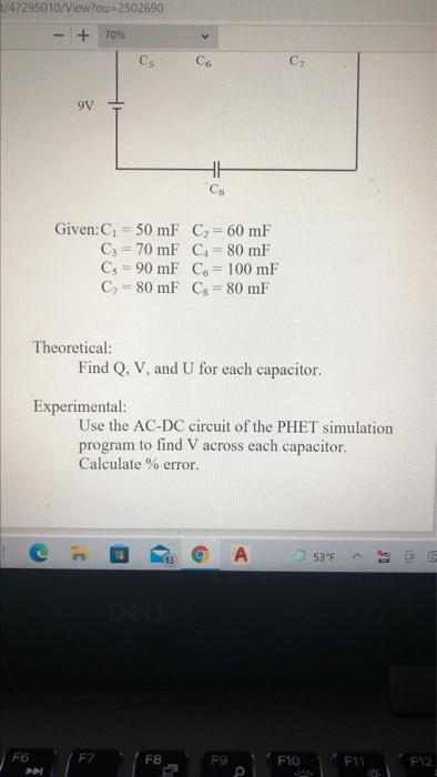 Solved Part A: Pick 5 different capacitors Theoretical: Read | Chegg.com