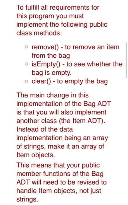 Solved I need help figuring out the full C++ program ! | Chegg.com