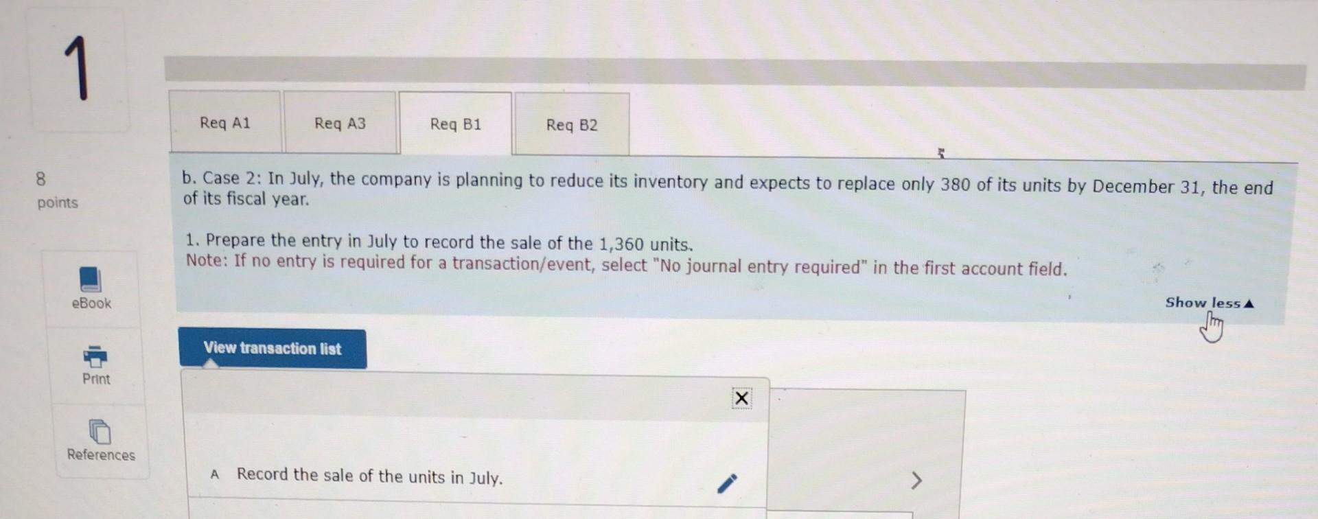 Solved During July, Laesch Company, which uses a perpetual | Chegg.com